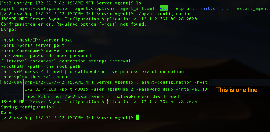 Install Mft Server Agents On Linux Hosts Jscape